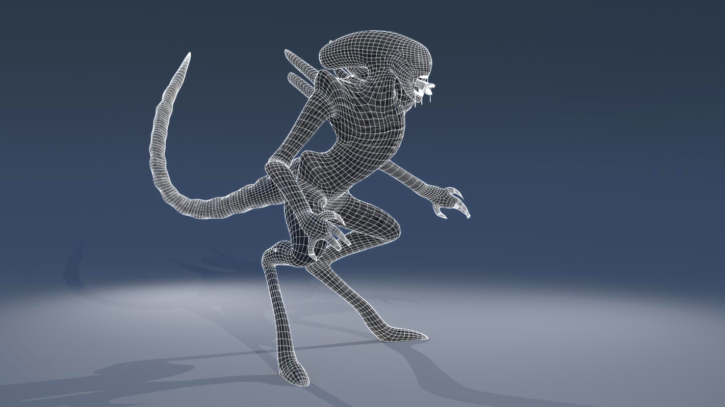 alien xenomorph 3d model