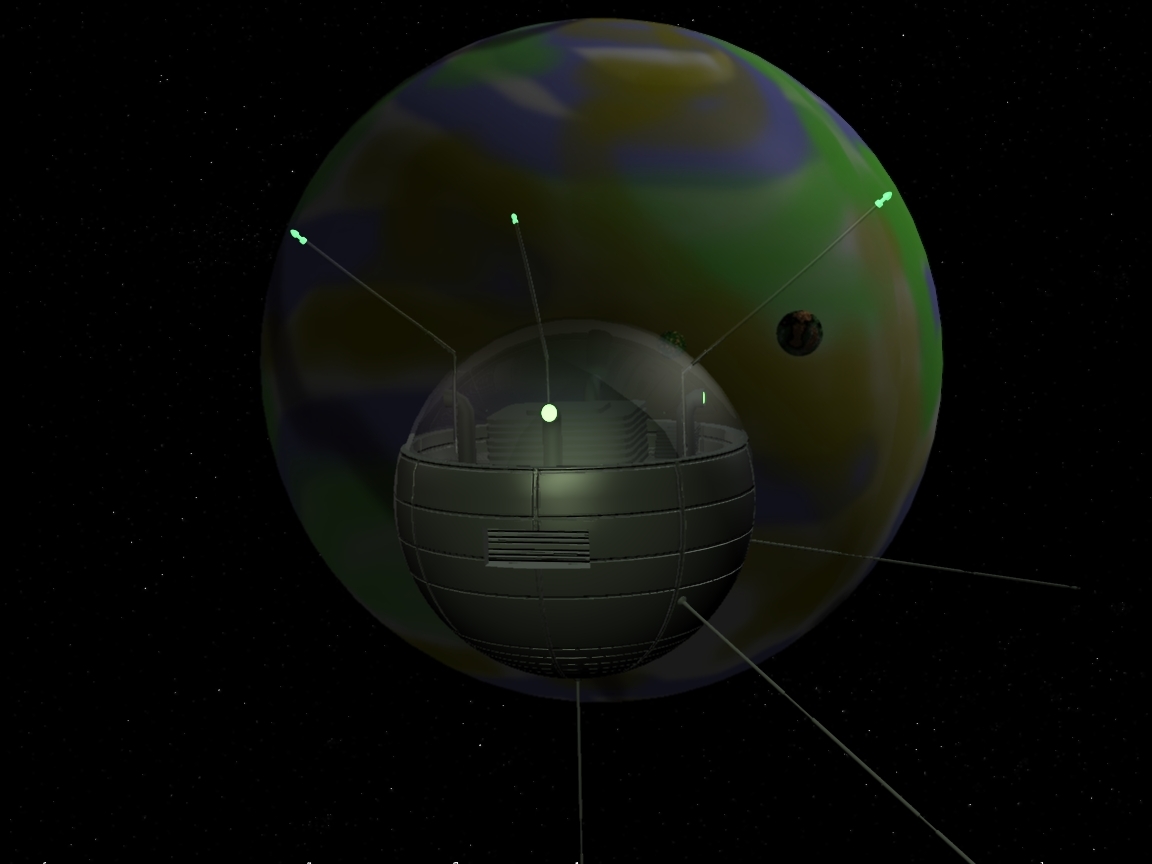 andromeda space probe cob 3d model