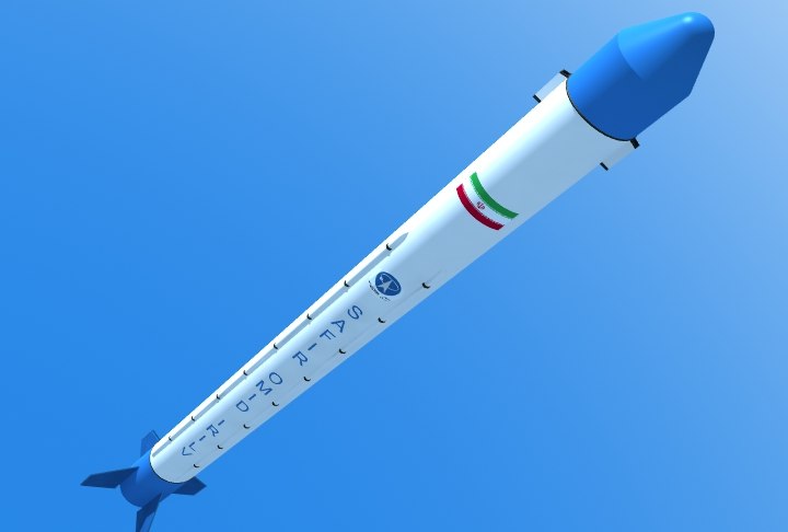3ds max irainian safir rocket