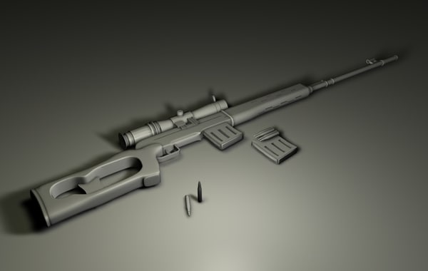 3d sniper model
