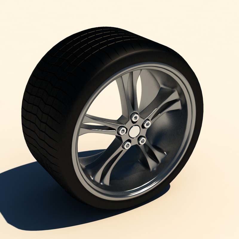 car wheel 3ds