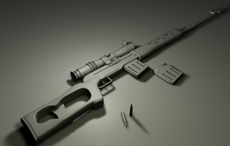 3d sniper model