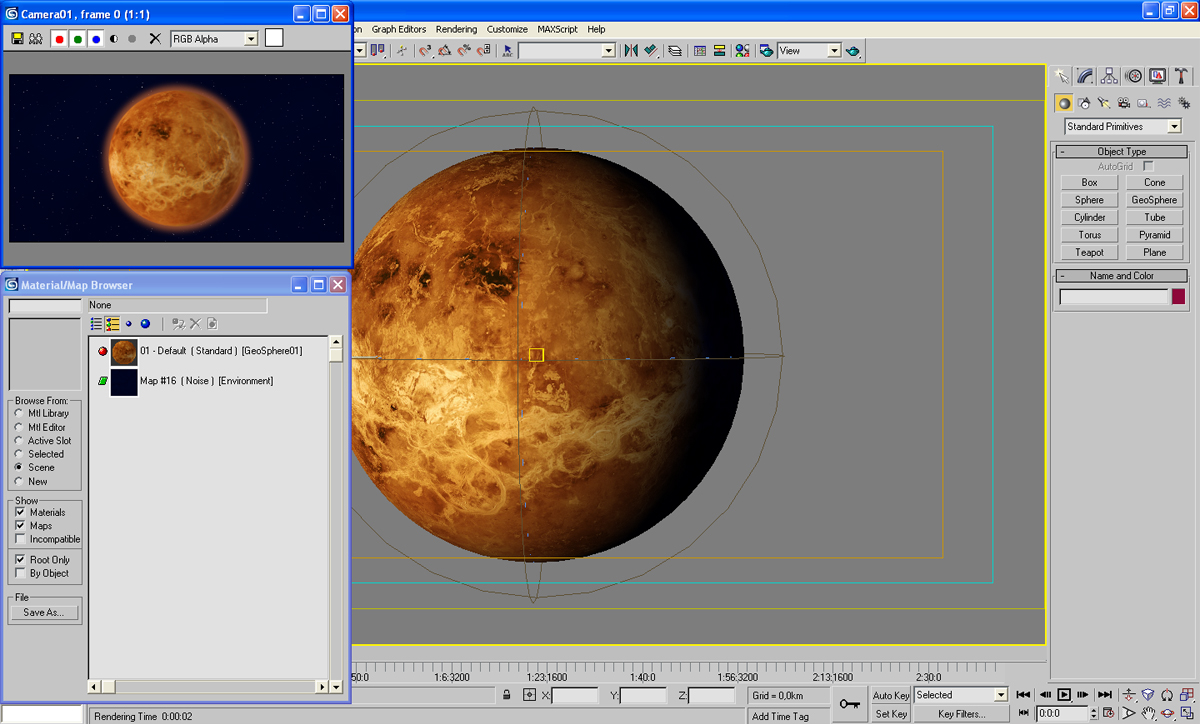 3d venus planet