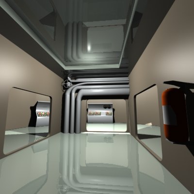 interior complex 3d model