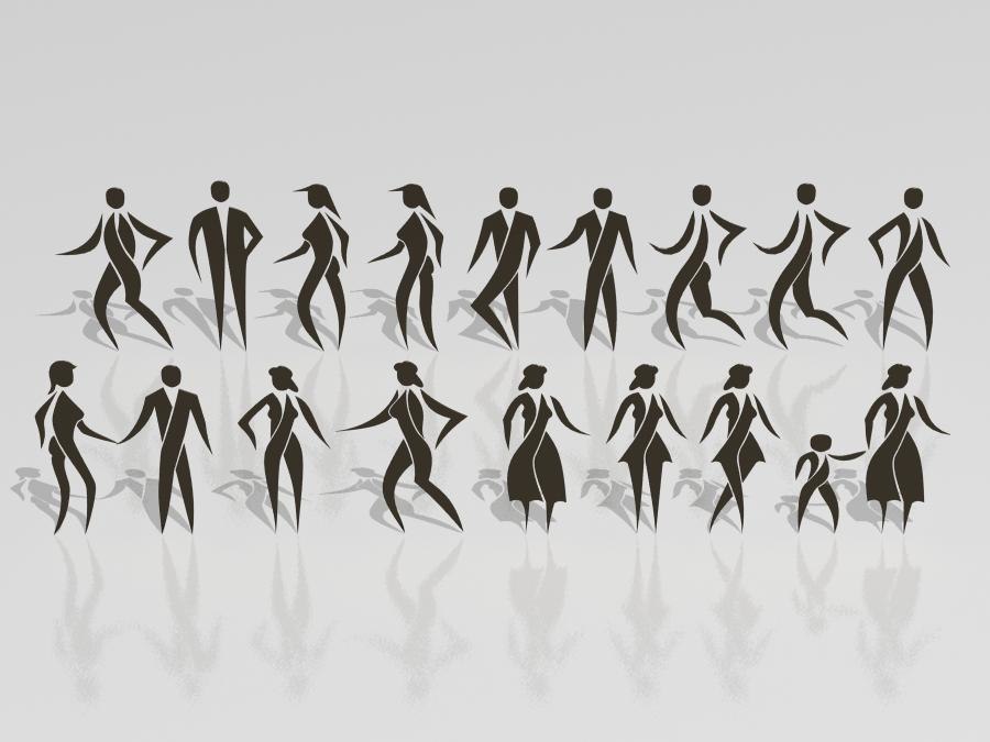 3d stylized people set 3d stylized people set