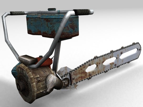 3d max russian chainsaw friendship