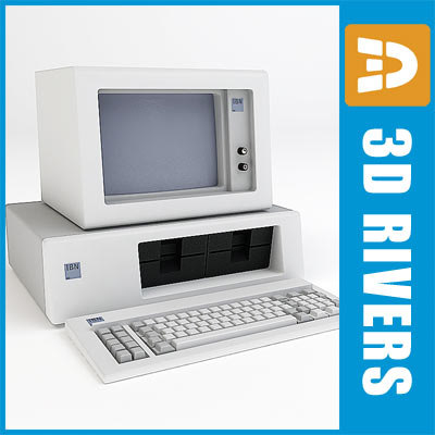 3d personal computer pc model