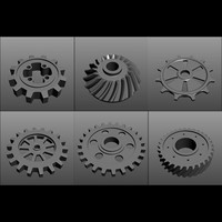 involute bevel gears 3d model