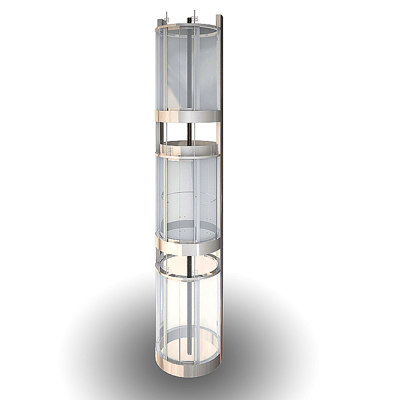 panoramic elevator 3d model