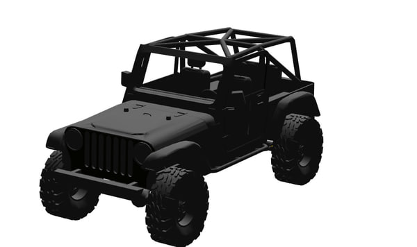 jeep tj wrangler 3d model