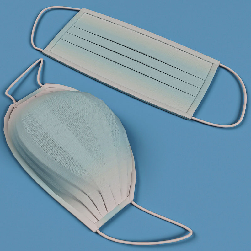 3d medical face mask