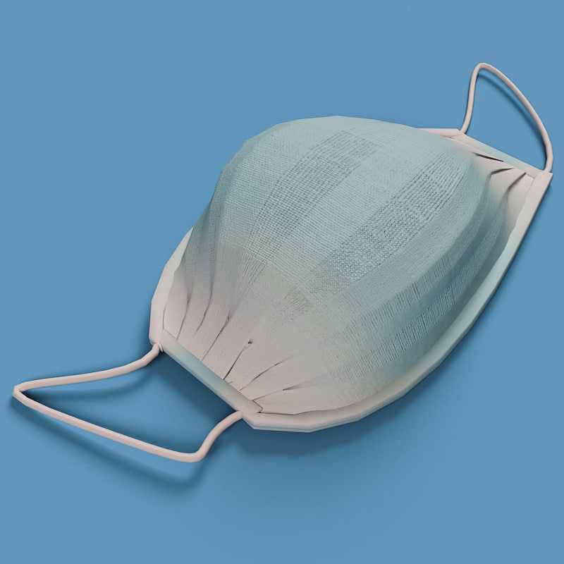 3d medical face mask