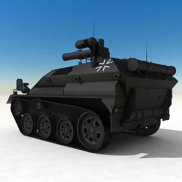 3d model of wiesel weapons fighting vehicle