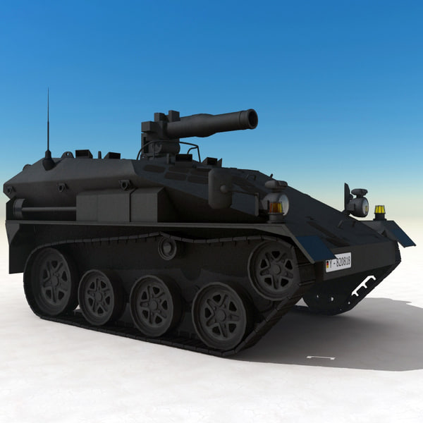 3d model of wiesel weapons fighting vehicle