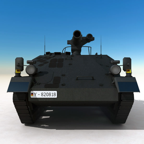 3d model of wiesel weapons fighting vehicle