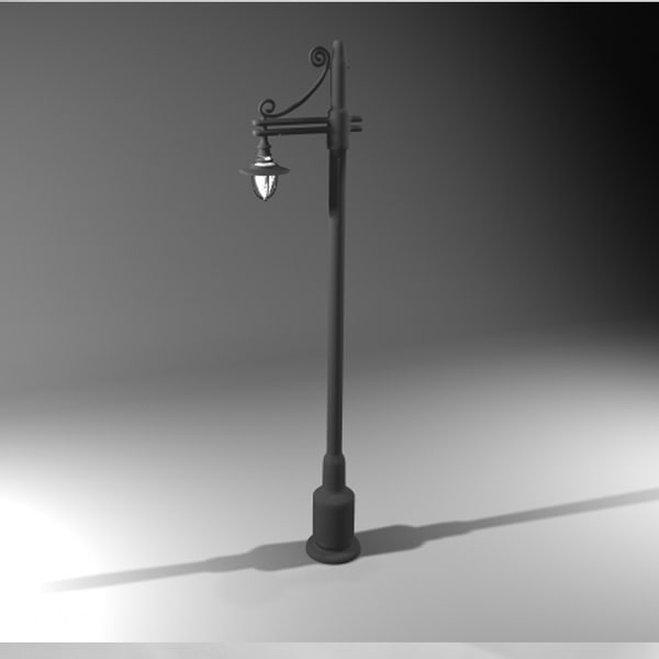 3d model lamp light