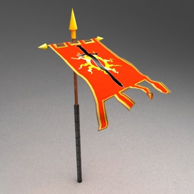 fantasy banner 3d 3ds