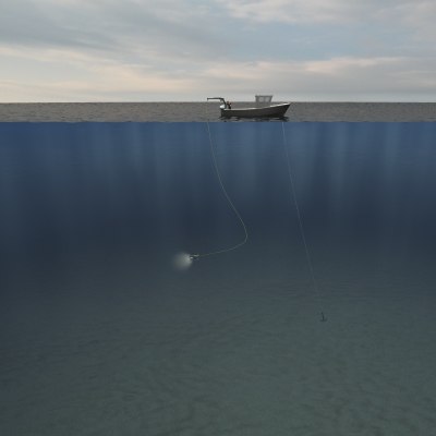 cutaway ocean underwater scenes 3d model