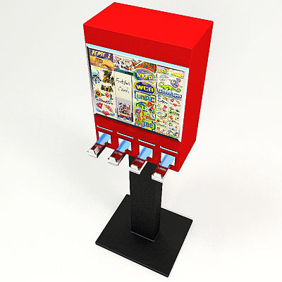 sticker vending machine 3d 3ds