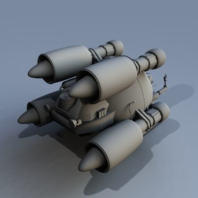 3d nano pod model