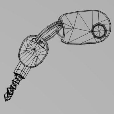 3d car key