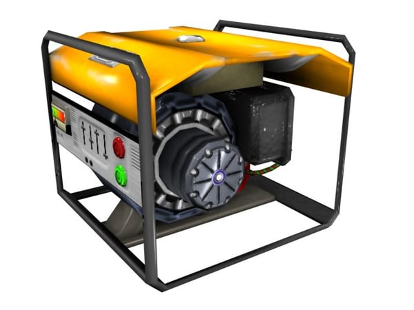 3d portable power generator model