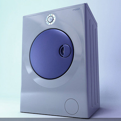 3d model washing machine indesit