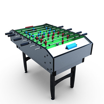 3d model table football soccer