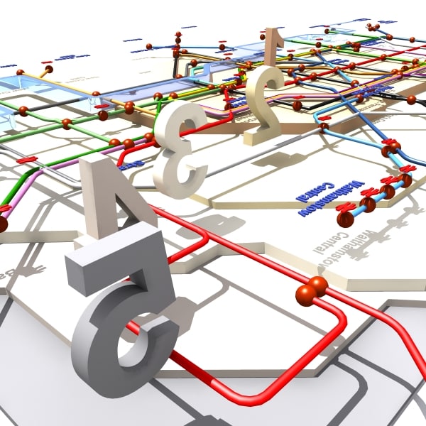 london underground 3d model