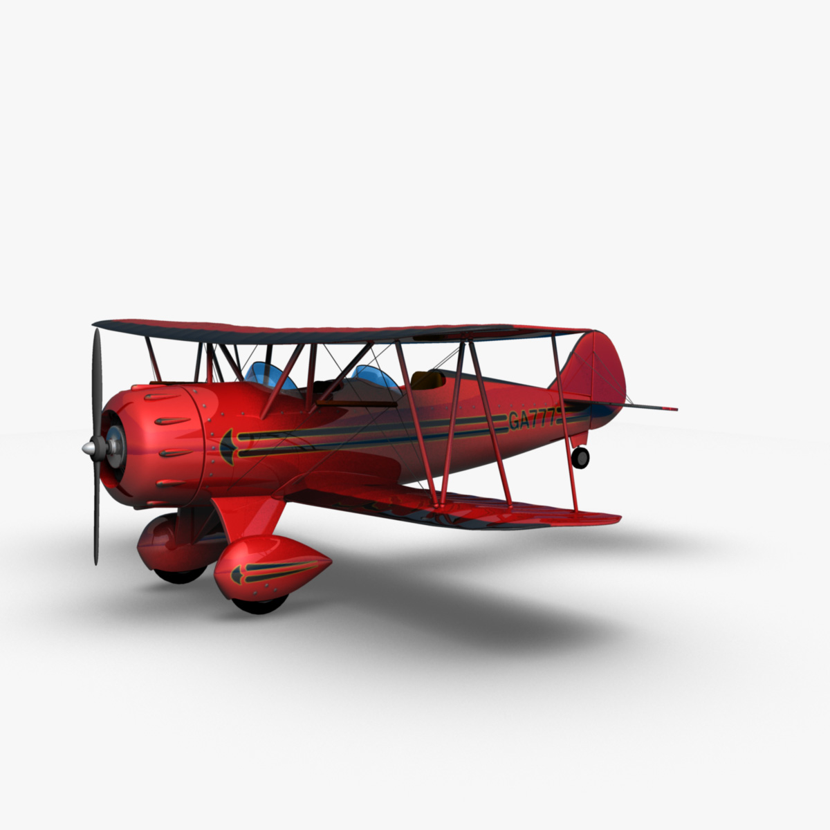 maya waco ymf5 biplane