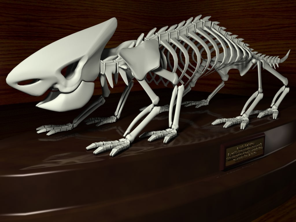 lightwave alien skeleton