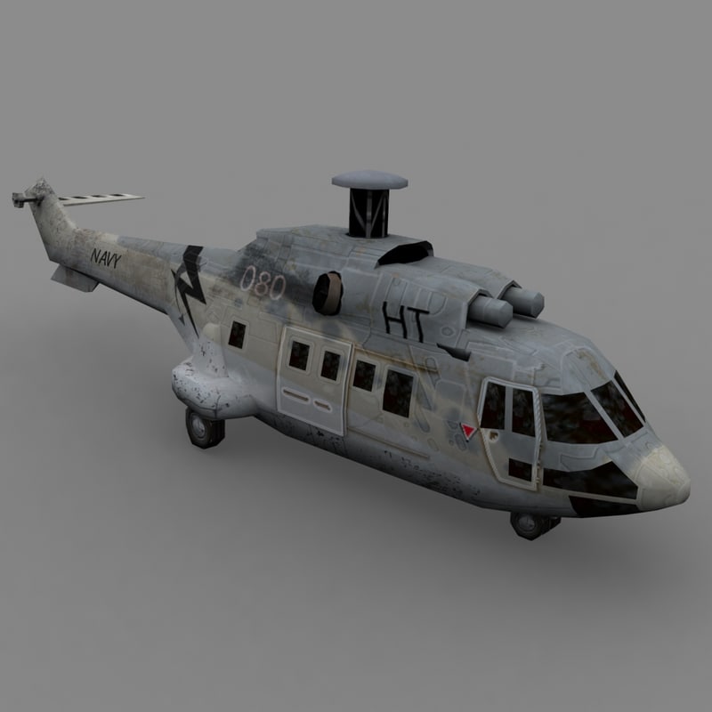 3d s92 navy helicopter