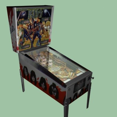 3d pinball machines model