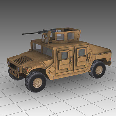 m1114 hmmwv 3d model