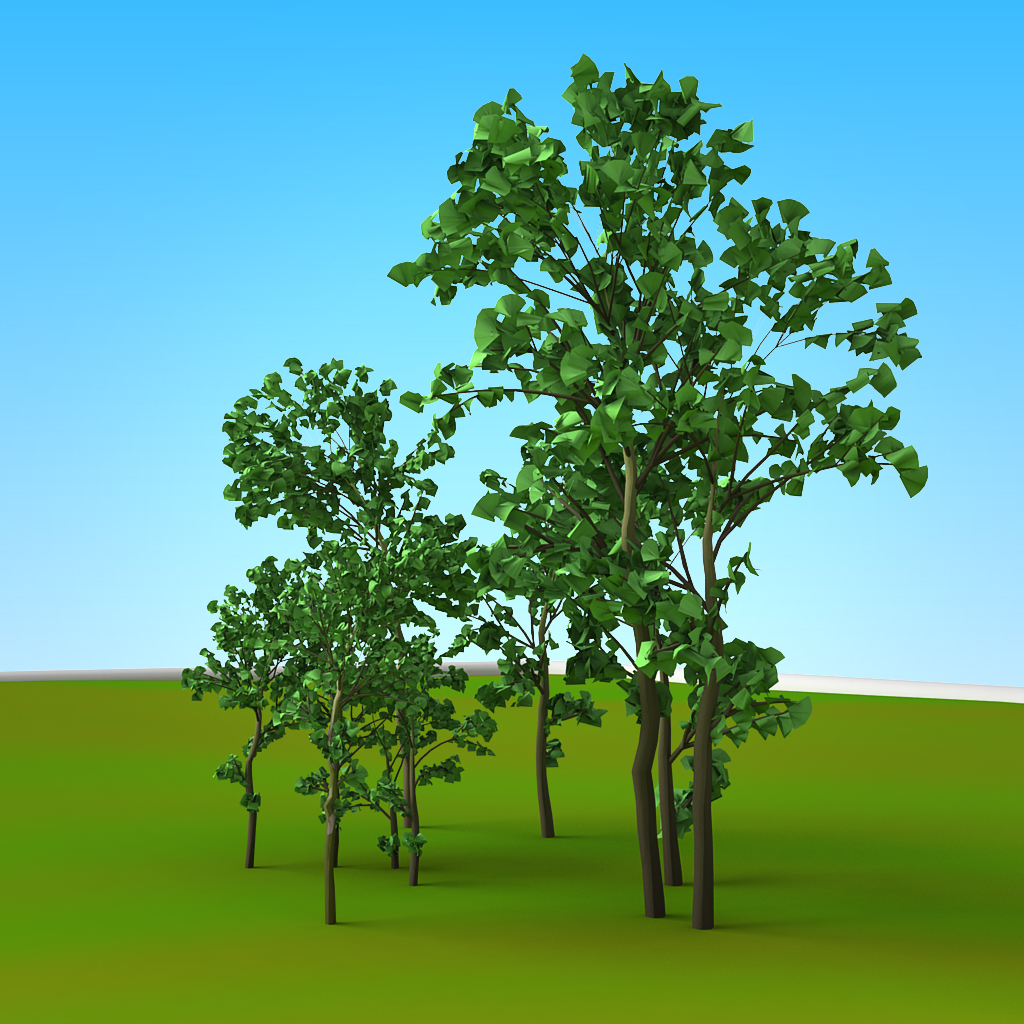 3d model of trees