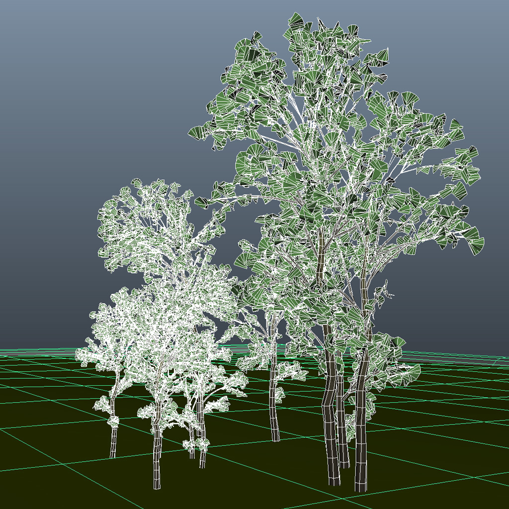 3d model of trees