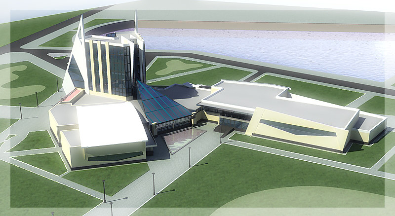 multipurpose center 3d max