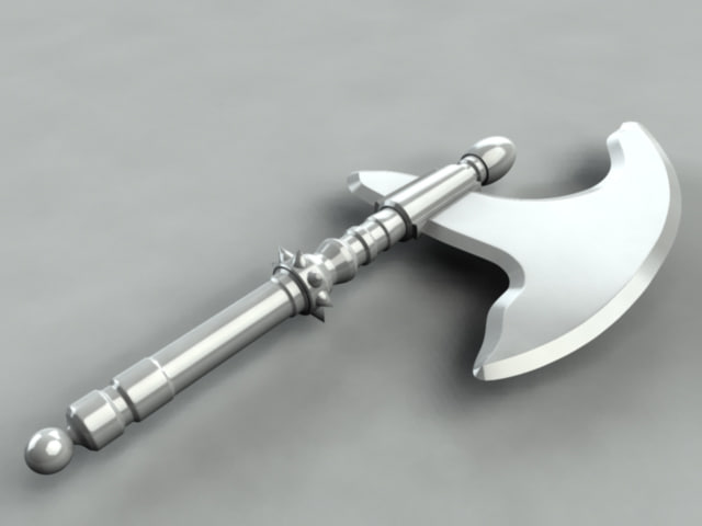 free hand axe 3d model