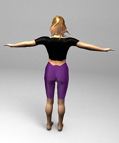 human female 3d model