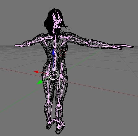 human female 3d model