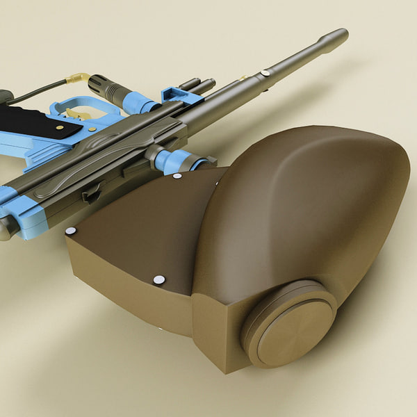 paintball marker aim autococker 3d max