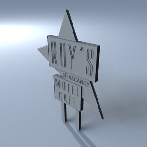 Motel Sign 3D Models for Download | TurboSquid
