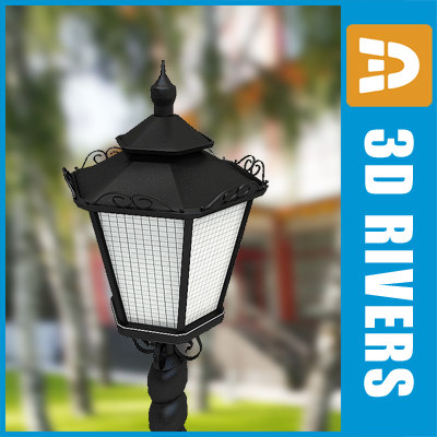 Outdoor light 3D model | 1148039 | TurboSquid