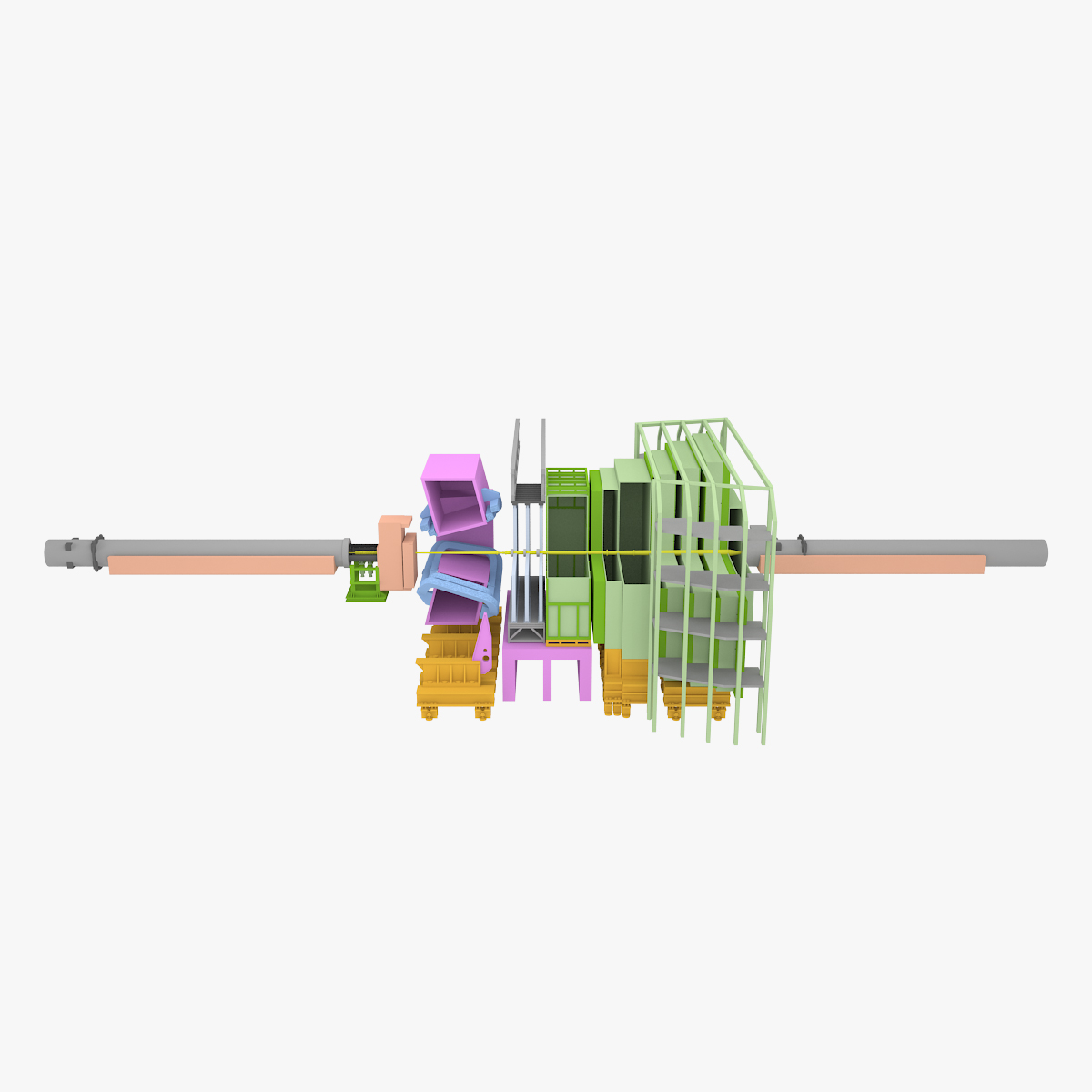 3d large hadron collider lhc model
