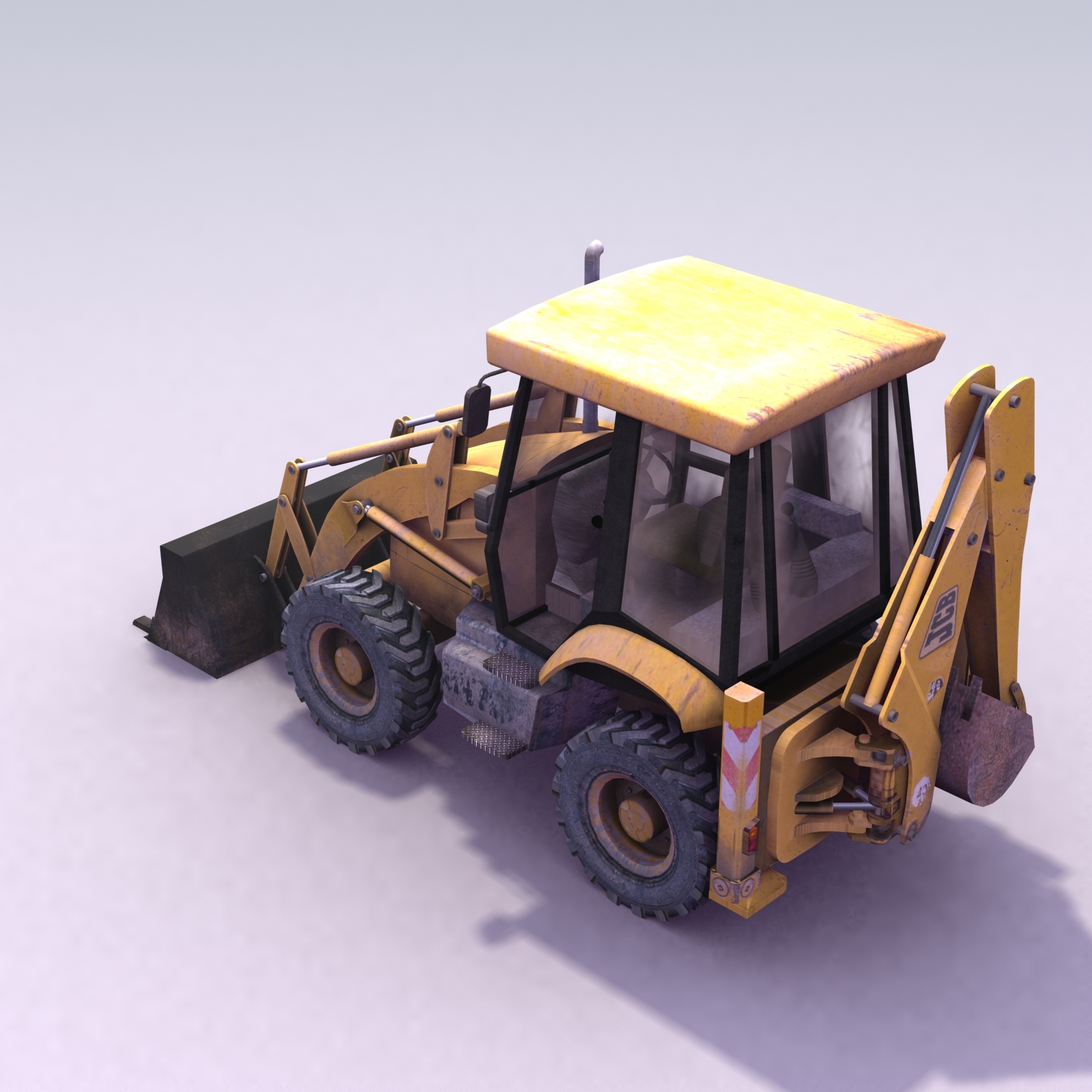 3d model 2cx digger
