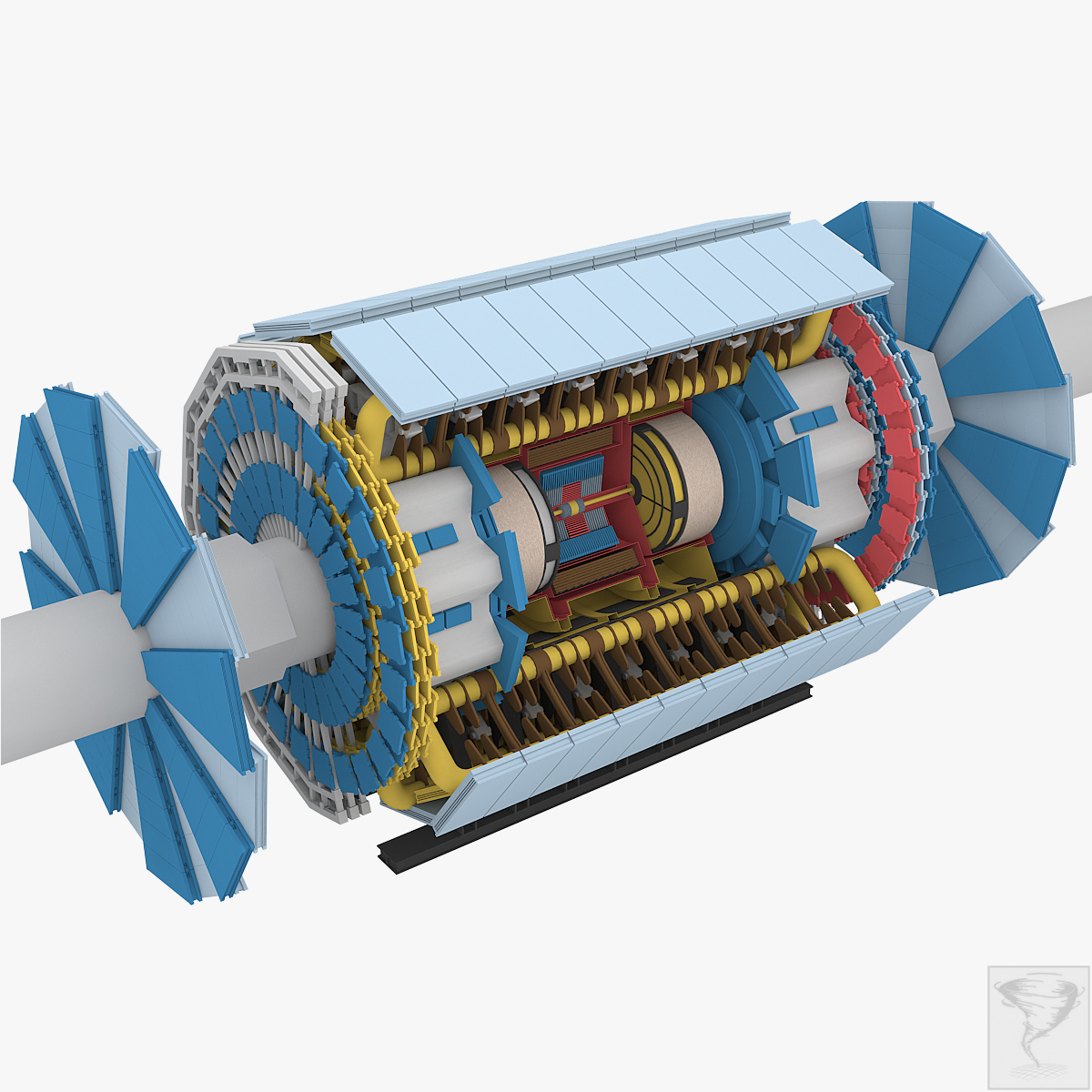 3d large hadron collider lhc model