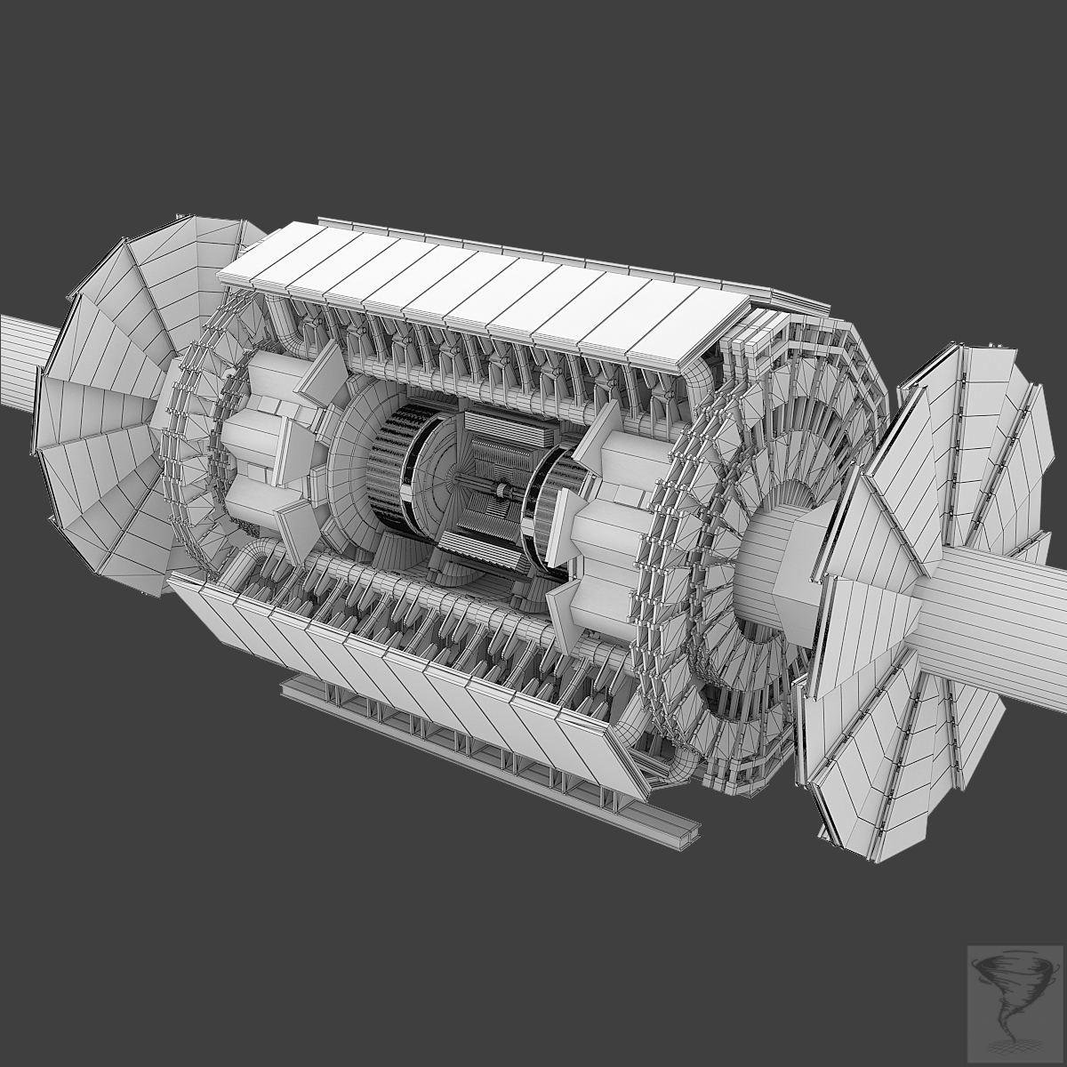3d large hadron collider lhc model