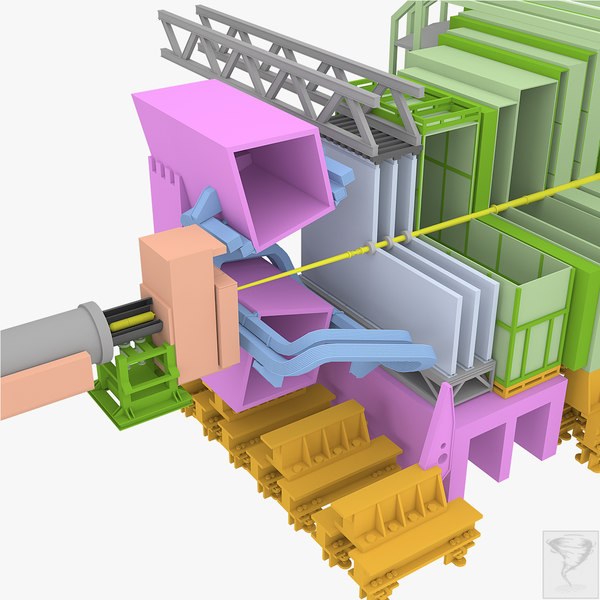 3d large hadron collider lhc model
