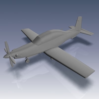 t-6b texan ii usaf 3d model