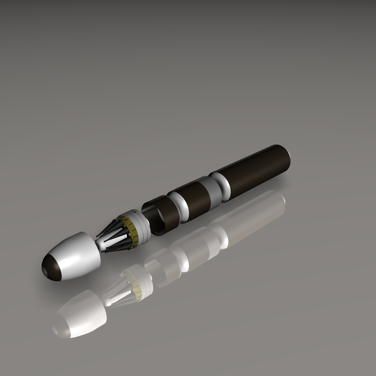 3dsmax trident ii d5 missile